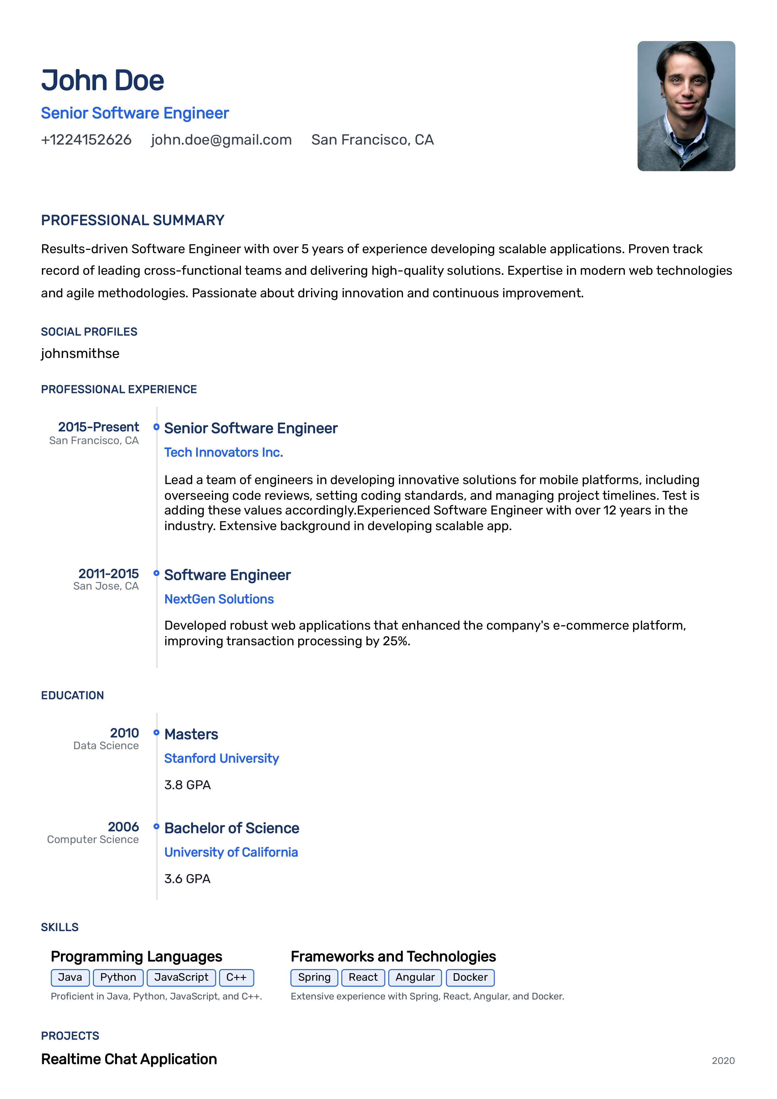 ResumeStudio - Create Professional Resumes & Cover Letters
